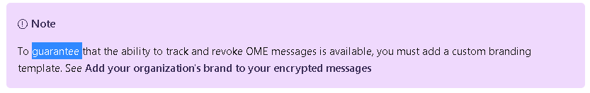 state of the feature: office message encryption – Musings 365